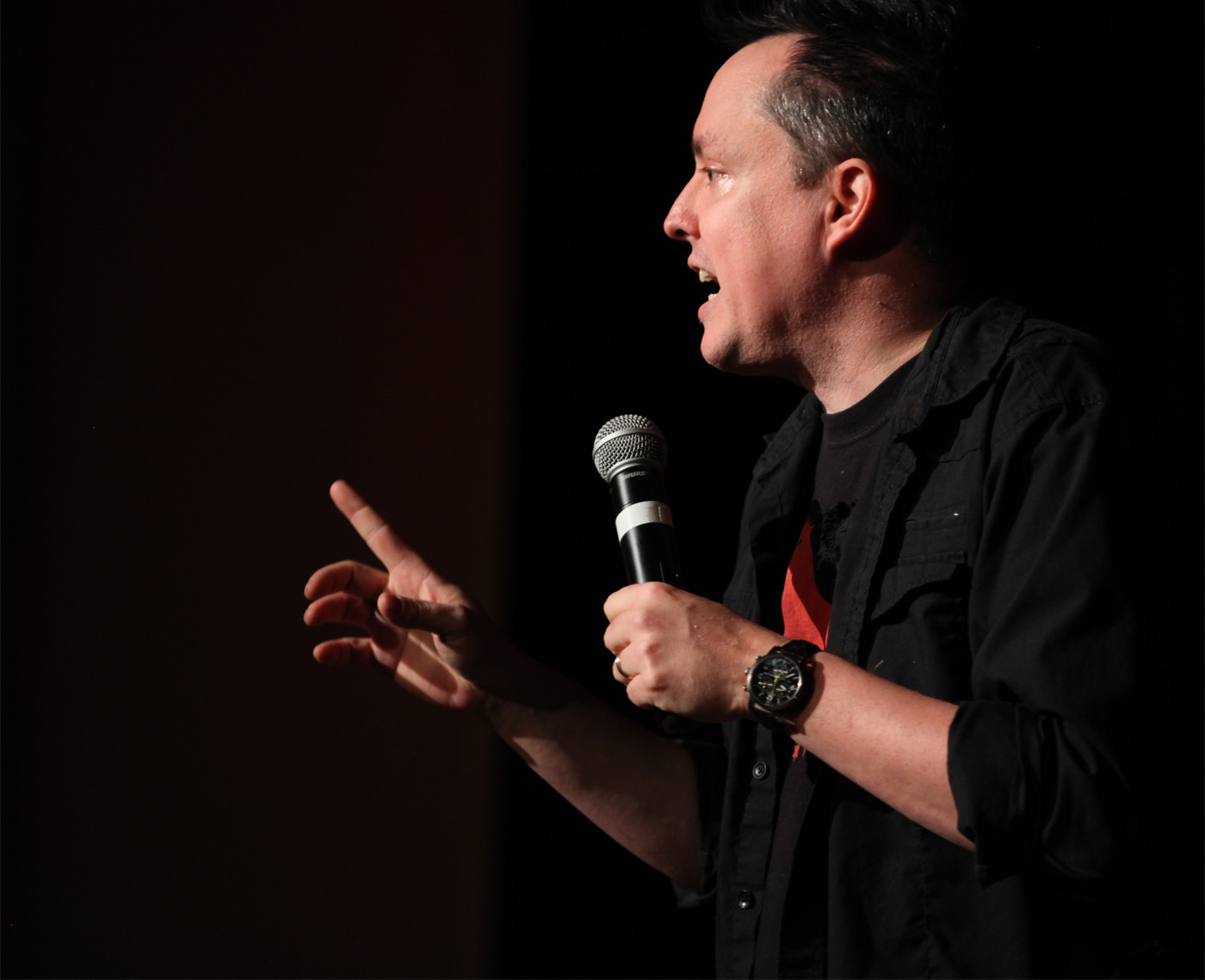 Mike Ward, humoriste, entrevue avec Mike Ward, Mike Ward page 5